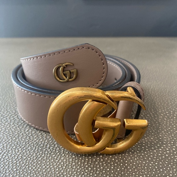 Gucci | Accessories | Mocha And Gold Belt | Poshmark